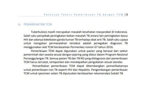 Panduan Lengkap Tes Cepat Molekuler (TCM) Deteksi TBC-RO